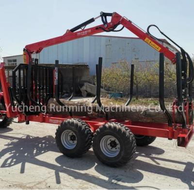 Timber Trailer with Crane for Sale_Manufacturers_Suppliers-Yucheng Runming Machinery Co., Ltd