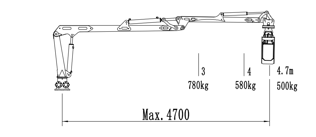 Log Loader Timber Trailer with Crane for Sale_Manufacturers_Suppliers ...