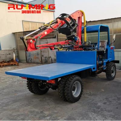 Timber Trailer with Crane for Sale_Manufacturers_Suppliers-Yucheng Runming Machinery Co., Ltd